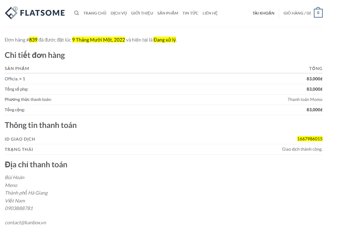 GitHub - hoanbui-kans/kanbox-momo-payment-gateway: Plugin thanh toán trực tuyến WooCommerce với Momo